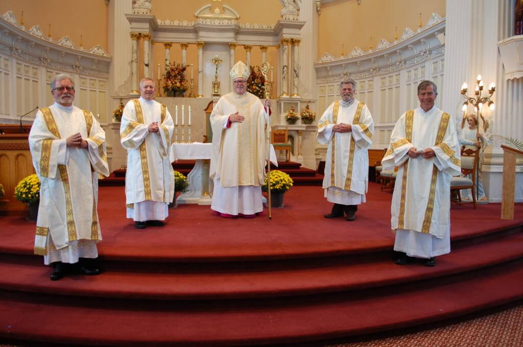 Bishop Coyne ordains 4 permanent deacons - Roman Catholic Diocese of ...