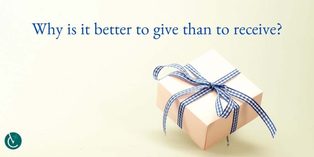 Why is it better to give than to receive? - Roman Catholic Diocese of ...