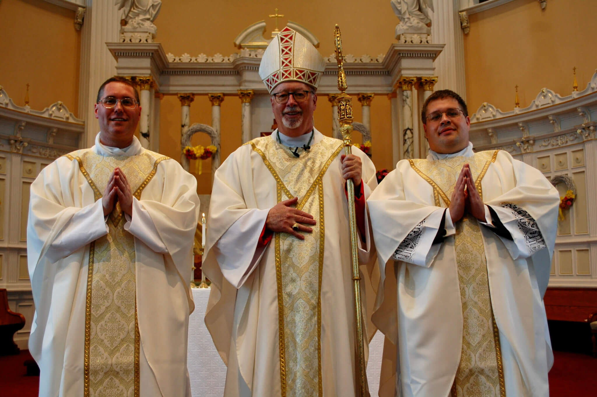 Bishop Coyne ordains 2 priests at cathedral - Roman Catholic Diocese of ...