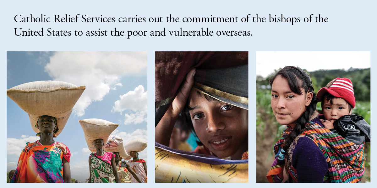 Catholic Relief Services promotes peace through action - Roman Catholic ...