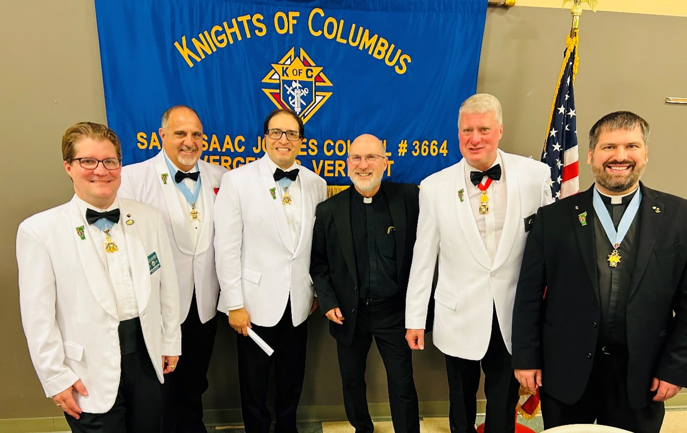 Knights of Columbus Vermont State Council 2024 Anchor Award dinner ...